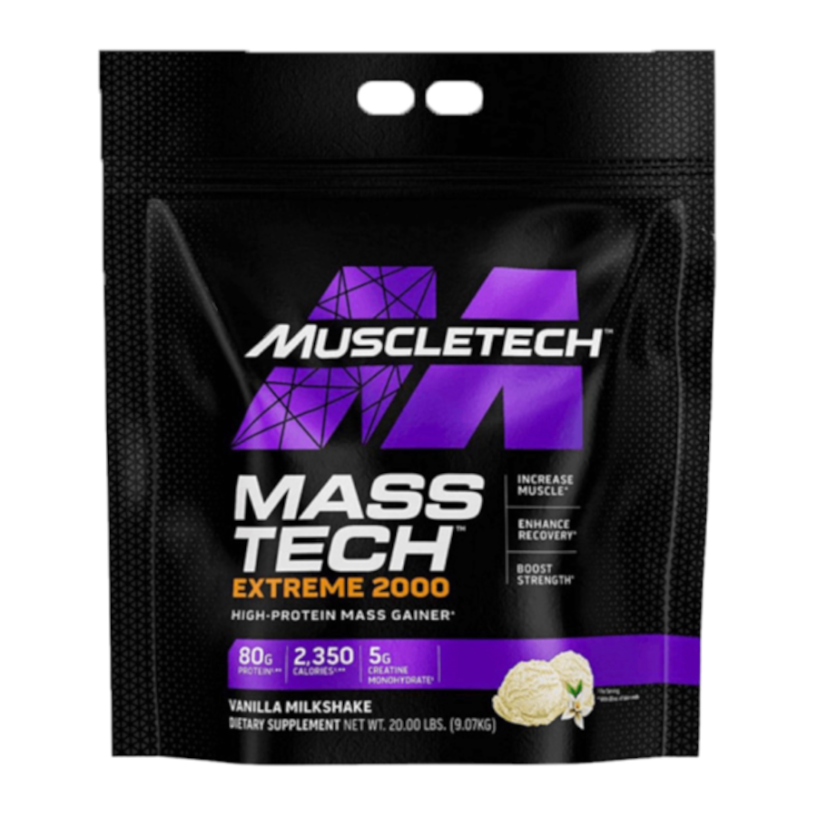 MUSCLETECH - MassTech Extreme - Mass Gainer-80g Protein 2030 Calories ...