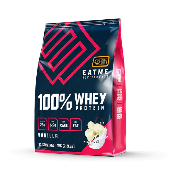 Eatme 100% Whey Protein -32 Servings - Vanilla, Chocolate,Strawberry ...